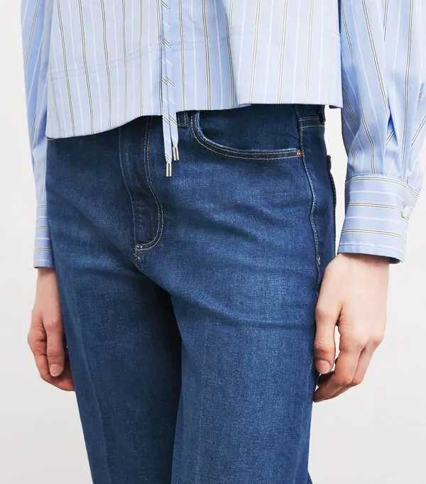 Paige Leenah Wide-leg Jeans - Blue