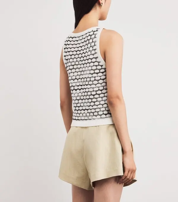 Missoni Cashmere-blend Mesh Tank Top