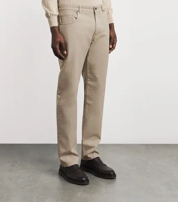 Purdey Stretch-cotton Chinos