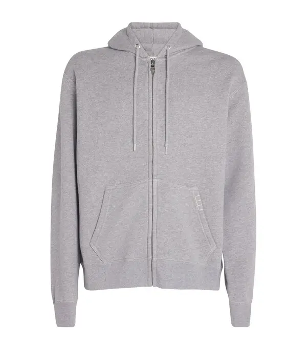 JW Anderson Cotton Zip-up Hoodie - Navy