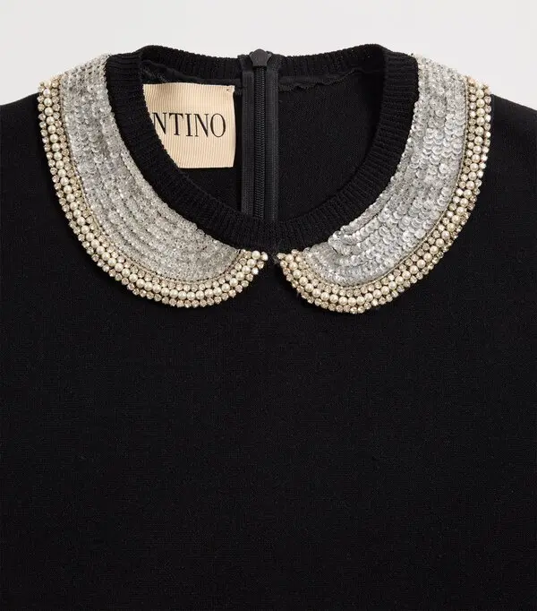 Valentino Garavani Embellished Mini Dress