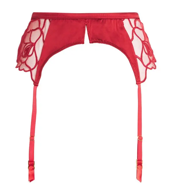Kiki De Montparnasse Petite Chou Garter Belt - Red