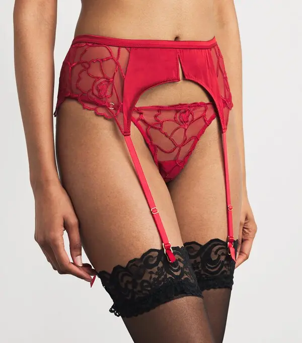 Kiki De Montparnasse Petite Chou Garter Belt - Red | Editorialist