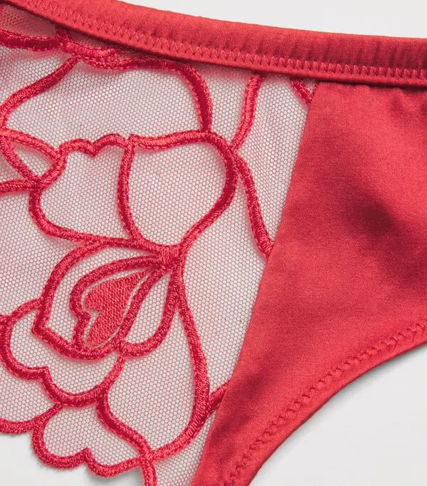 Kiki De Montparnasse Petite Chou Garter Belt - Red