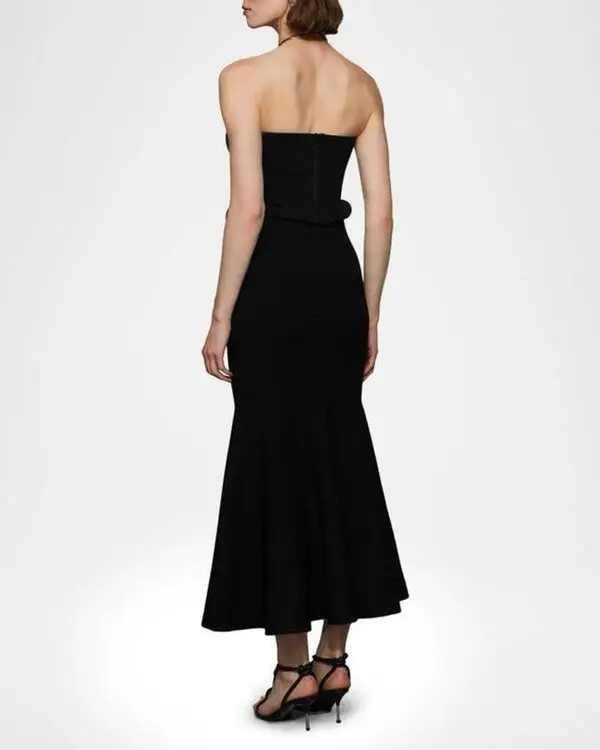 ET OCHS Flynn Knit Fit-&-flare Midi Skirt
