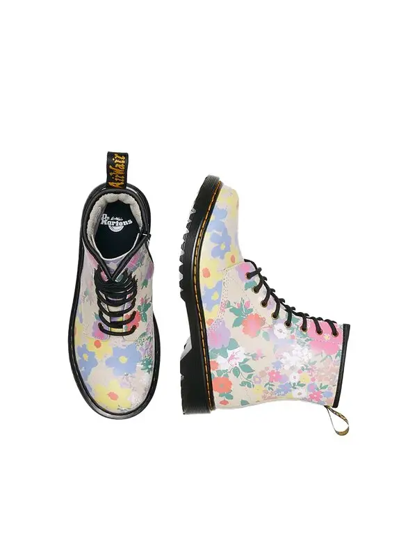 Dr. Martens Floral Lace Up Boots