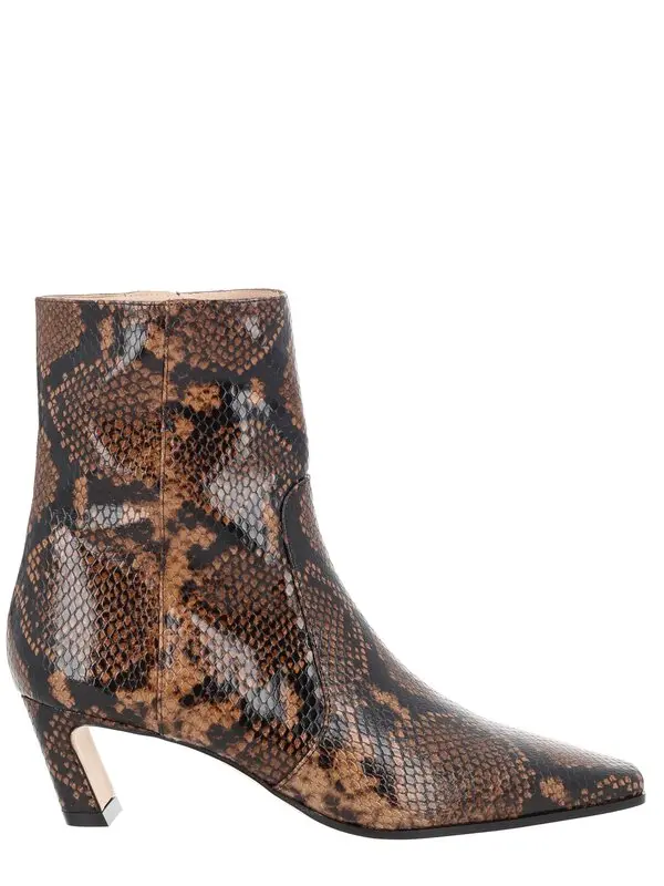 STUART WEITZMAN Stassi Zipper Boot - Brown