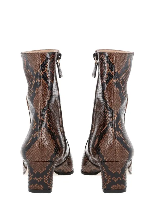 STUART WEITZMAN Stassi Zipper Boot - Brown