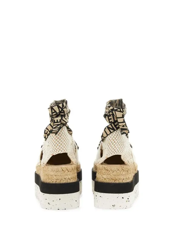 Stella McCartney Gaia Platform Espadrilles - Beige