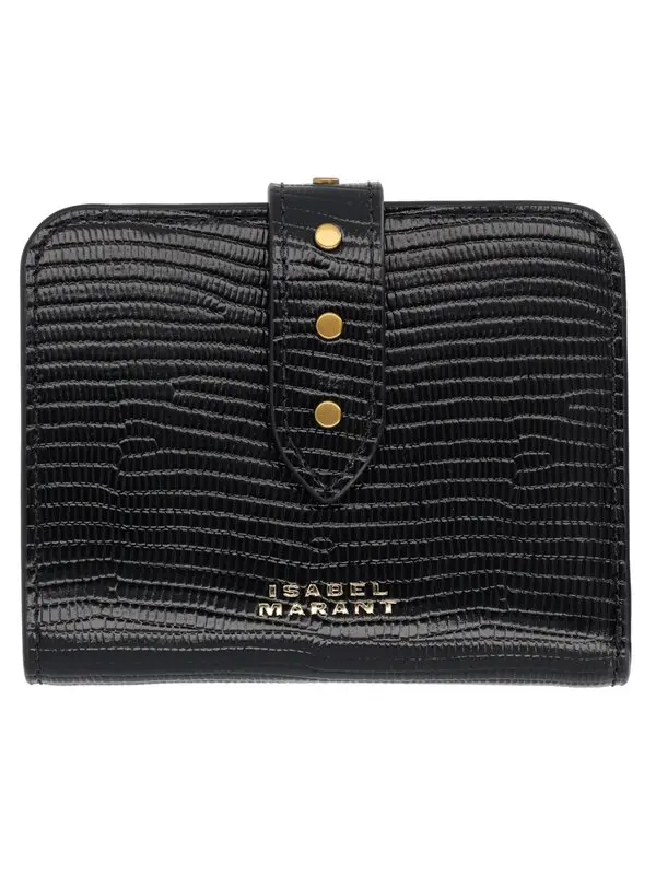Isabel Marant Maro" Wallet With Logo - Black