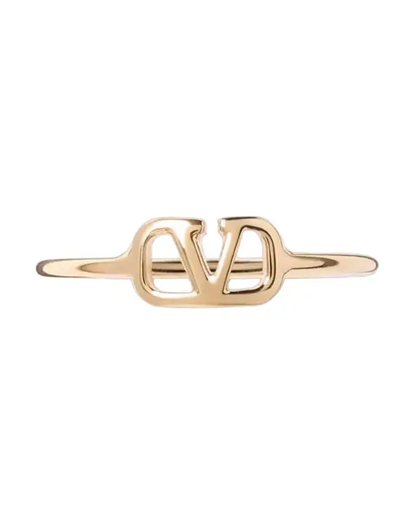 Valentino Garavani Signature Vlogo Ring - Gold