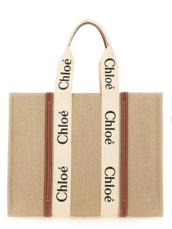 Chloé Woody Tote - Beige