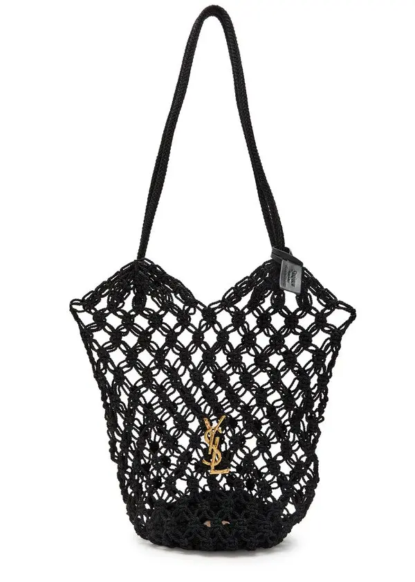 Saint Laurent Large Knit Hobo Bag