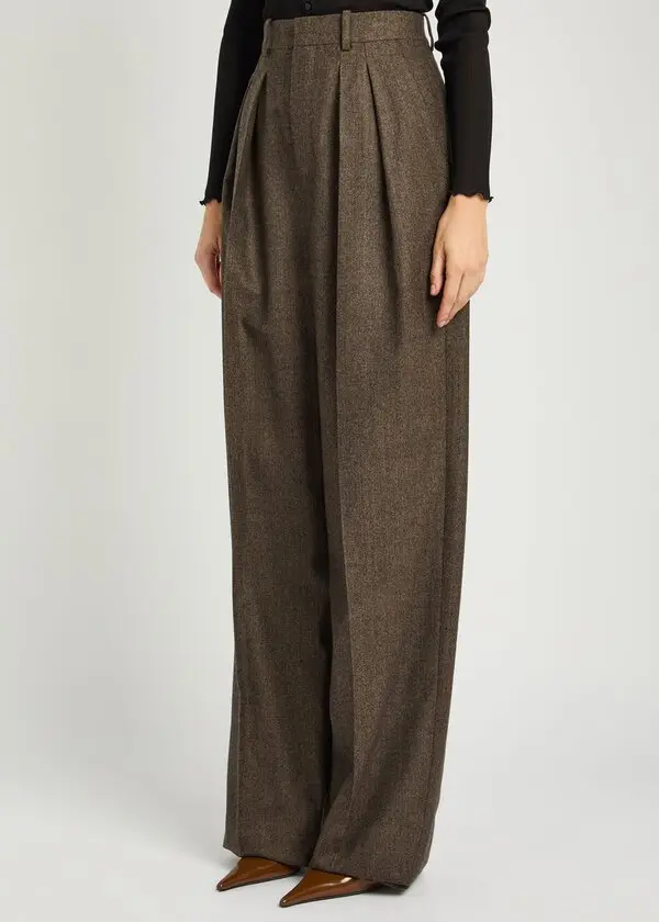 Saint Laurent Straight-leg Wool Trousers