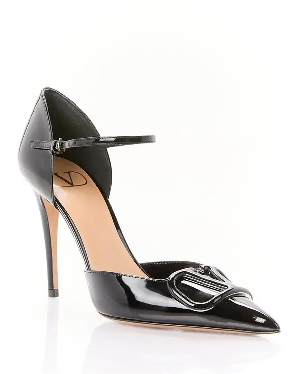 Valentino Garavani Vlogo D'orsay Pumps - Black