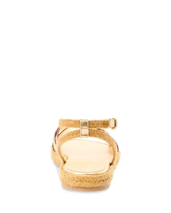 Valentino Garavani Metallic Espadrille Sandals