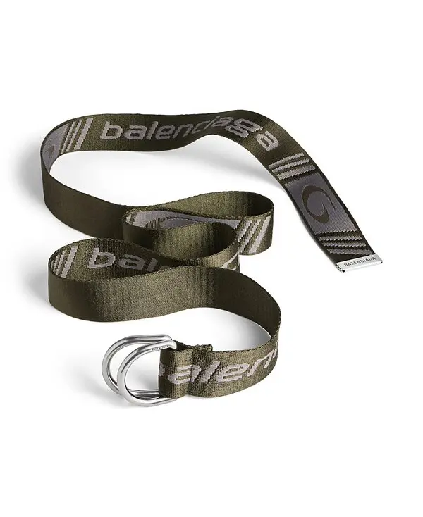 Balenciaga D-ring Belt - Khaki/grey