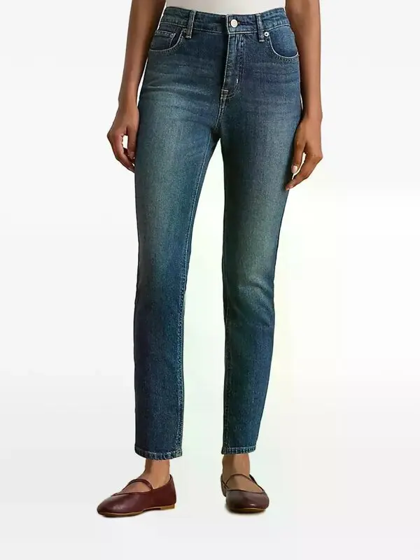 Ralph Lauren Buttoned Straight Leg Jeans