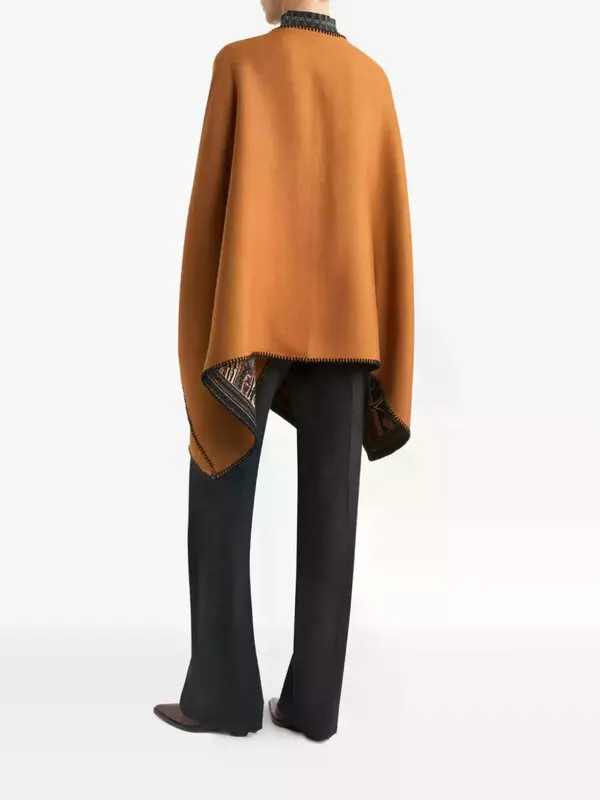 Etro Patterned Cloth Cape
