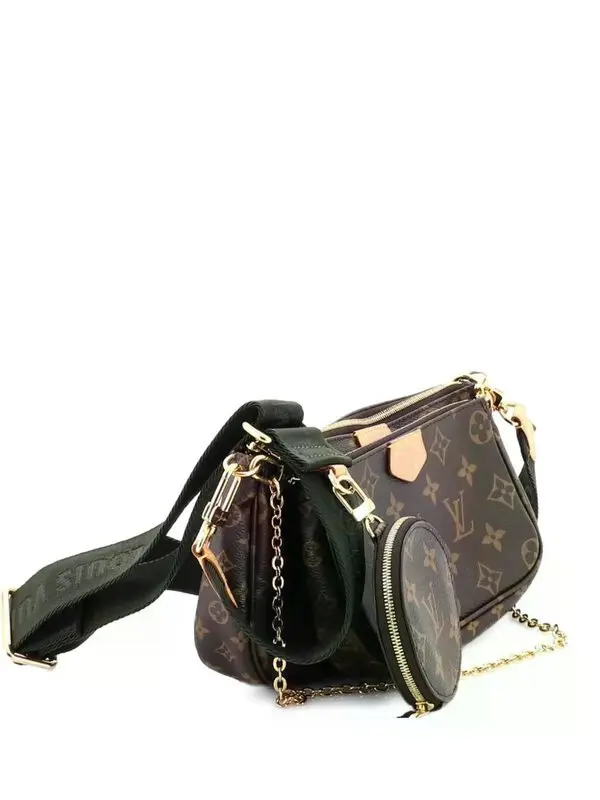 LOUIS VUITTON Multi Pochette Accessoires Monogram Canvas Crossbody Bag - Brown