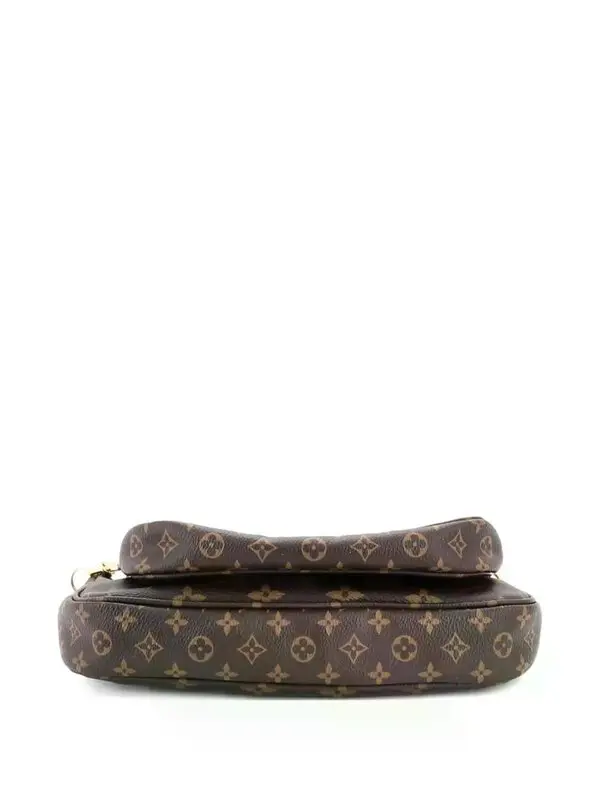 LOUIS VUITTON Multi Pochette Accessoires Monogram Canvas Crossbody Bag - Brown