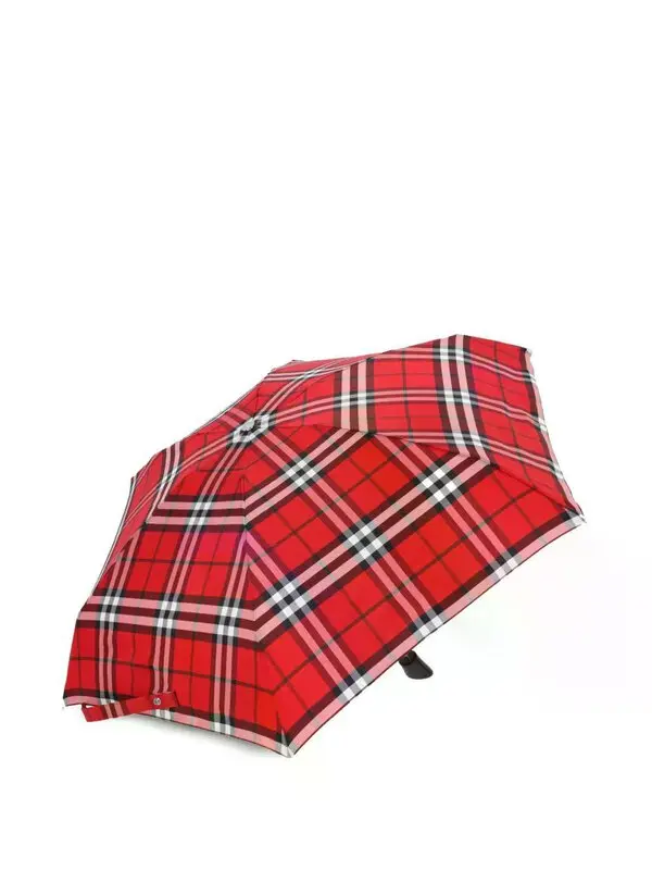Burberry Checked Folding Umbrella