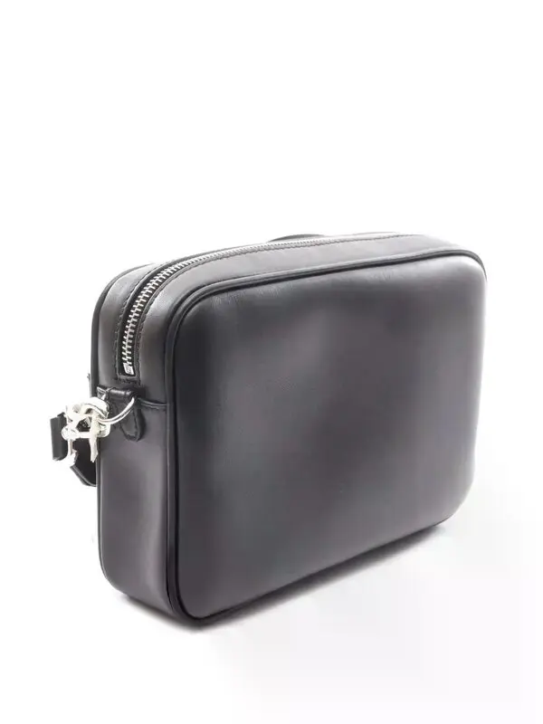 Fendi 2010-2025 Leather And Coated Canvas Ff Squared Camera Bag