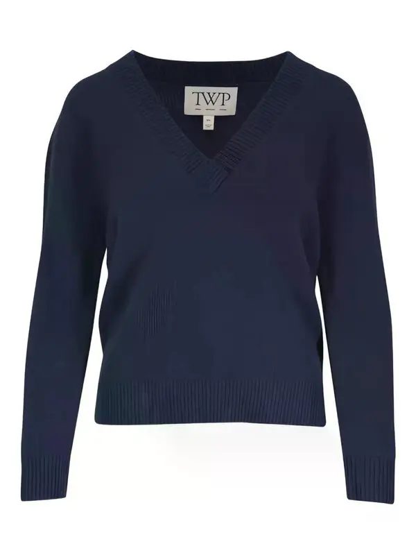 TWP Long-sleeve V-neck Sweater