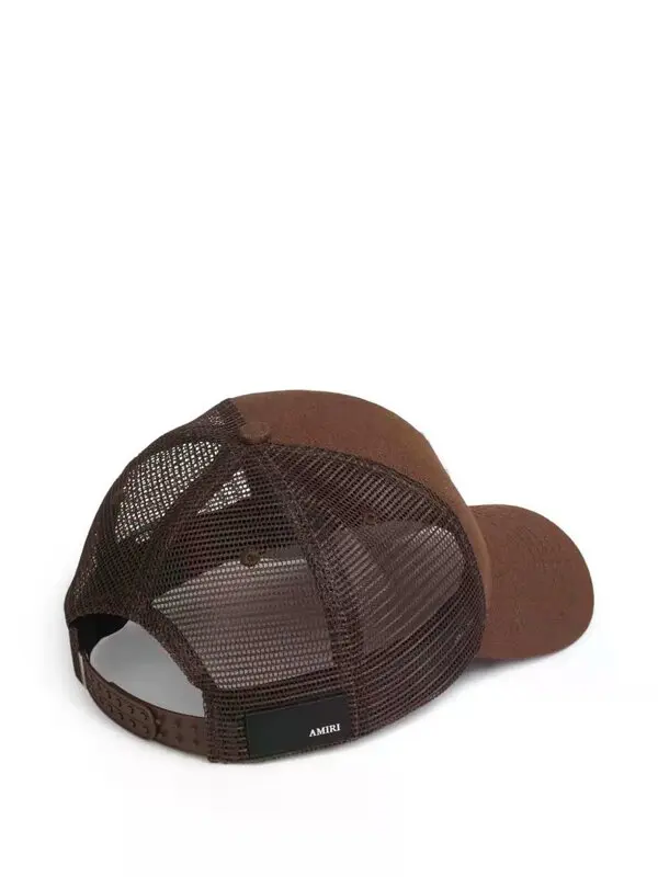 Amiri Embroidered Logo Visor Cap - Brown