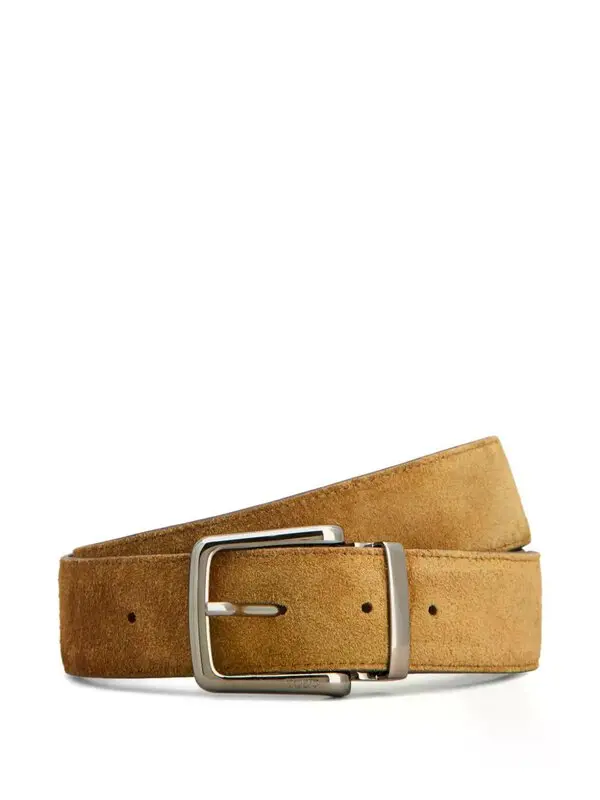 TOD'S Reversible Buckle Belt - Brown