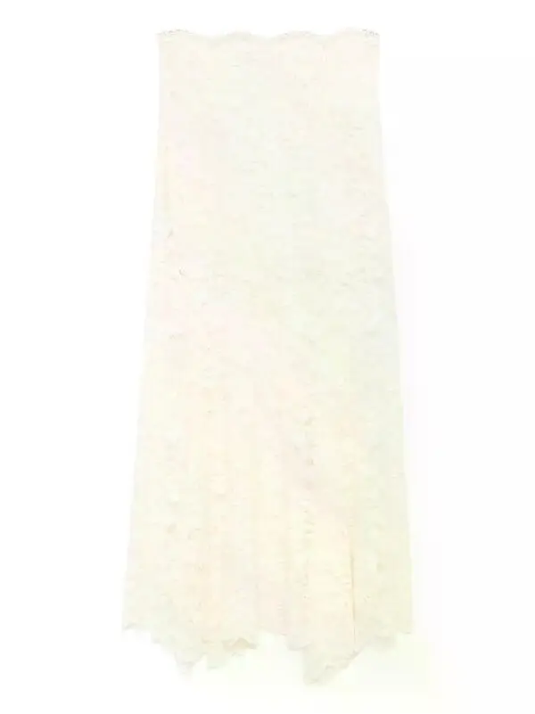 Rabanne Lace Maxi Skirt - Neutrals