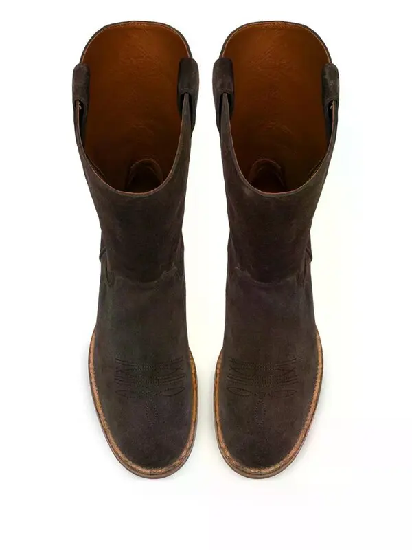 BUTTERO® Panelled Suede Boots