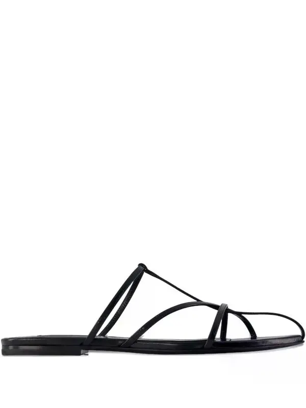 JIL SANDER Pointed-toe Sandals - Black