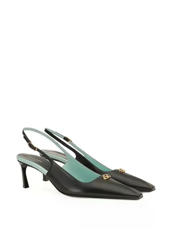 SERGIO ROSSI Logo Slingback Pumps