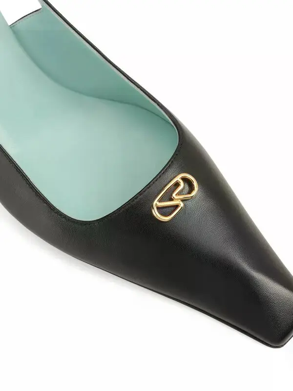 SERGIO ROSSI Logo Slingback Pumps