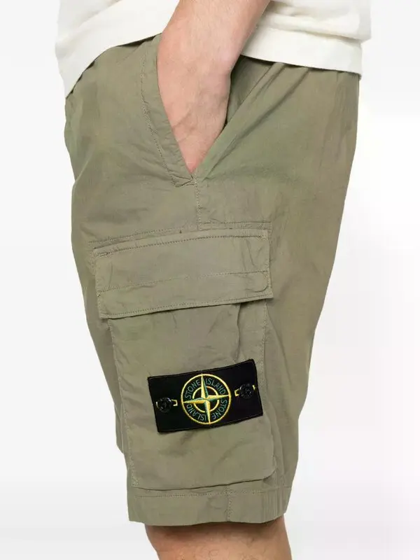 Stone Island Cargo Pockets Shorts - Green