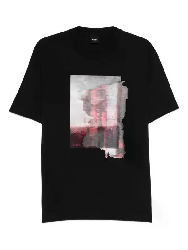 BOSS C-taut Printed T-shirt - Black