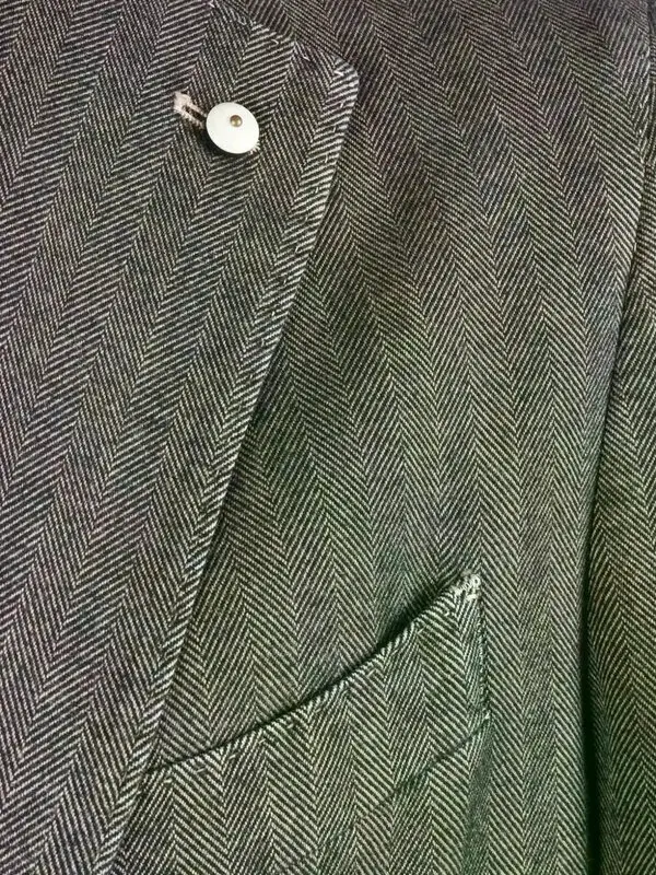 L.B.M. 1911 Herringbone-pattern Blazer