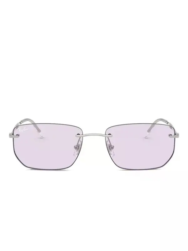 Ray-ban Rimless Rectangle Sunglasses - Silver