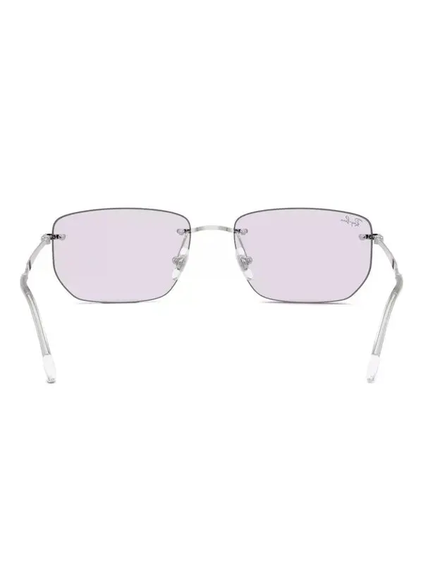 Ray-ban Rimless Rectangle Sunglasses - Silver