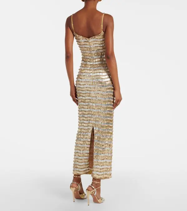 Rachel Gilbert Zeph Embellished Bustier Dress