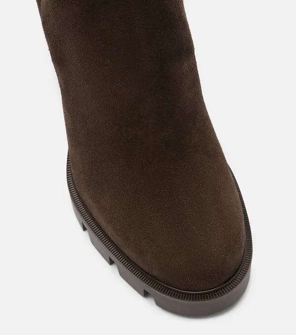 CHRISTIAN LOUBOUTIN Dianouchette 100 Suede Ankle Boots