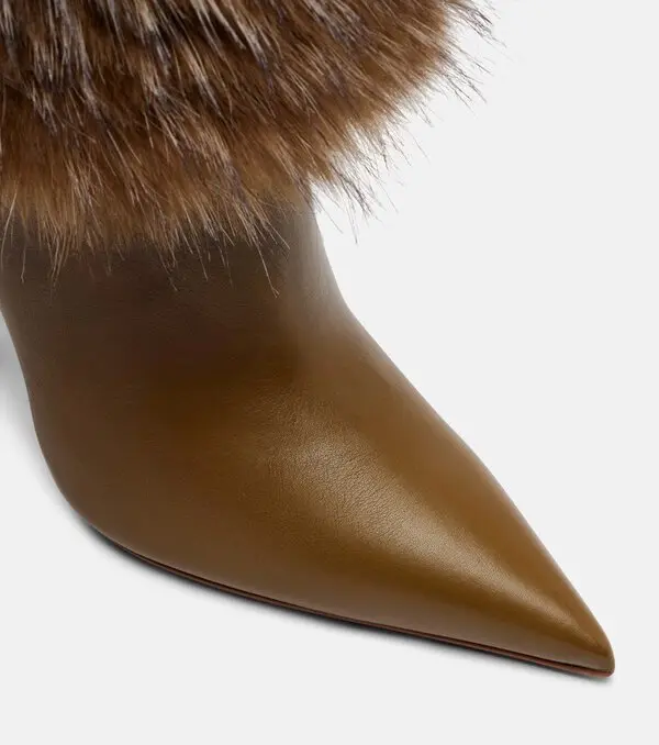 CHRISTIAN LOUBOUTIN Yangzee 100 Boots - Metallic