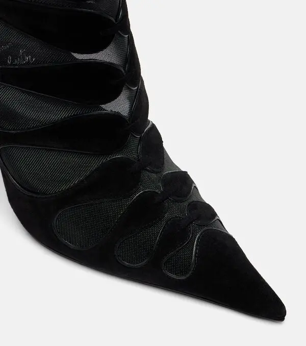 CHRISTIAN LOUBOUTIN Circus Max 100 Suede Ankle Boots