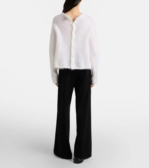 Loewe Belted Wide-leg Wool Pants