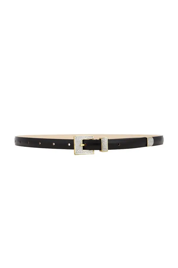 DEHANCHE The Lottie Belt - Black & Mixed Metal