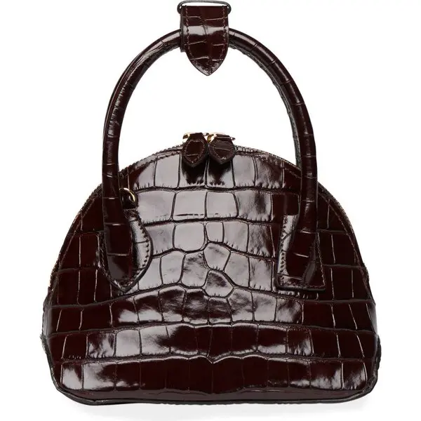 LIFFNER Mini Dome Bag - Dark Brown