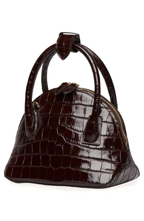 LIFFNER Mini Dome Bag - Dark Brown