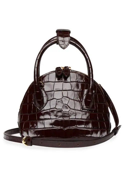 LIFFNER Mini Dome Bag - Dark Brown
