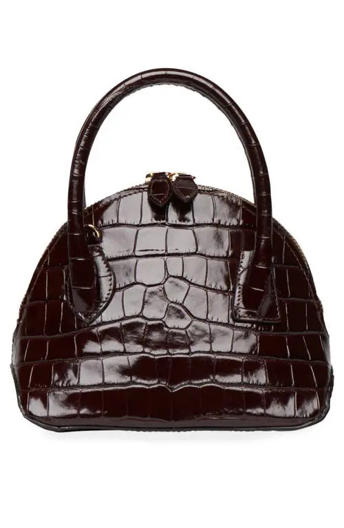 LIFFNER Mini Dome Bag - Dark Brown